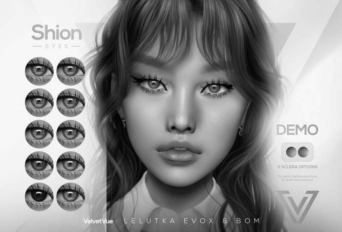 Second Life Marketplace - [ VelvetVue ] Shion Eyes :: DEMO